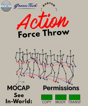 Second Life Marketplace - GreenTech Force Throw - Animation Full perm